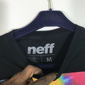 Neff | Shirts | Neff Incorporated Cotton Black Tee Size Medium | Poshmark